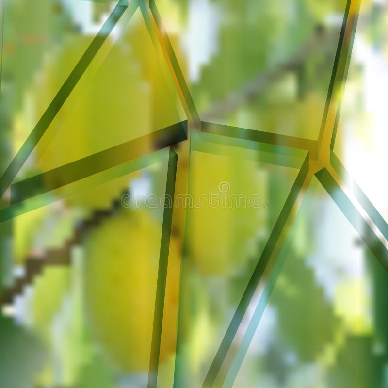 Lascas de vidro ilustração do vetor. Ilustração de verde - 58215353