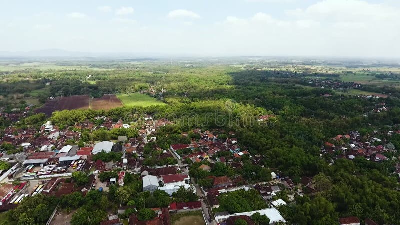 Lasem City Aerial View Drone Footage Wide Coverage Stock Footage ...