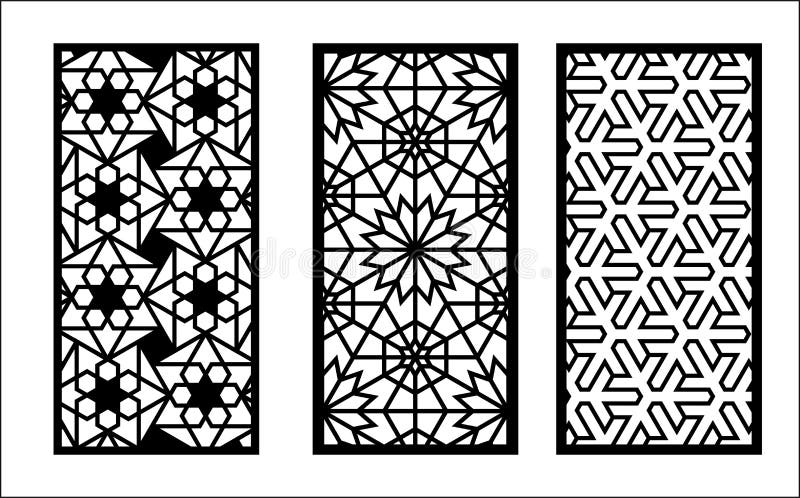 Jali Pattern Design Modern Model Vector Stock Vector - Illustration of ...
