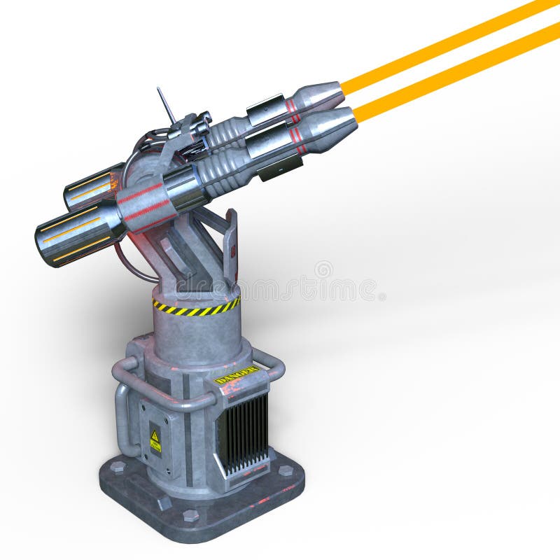Laser arms stock illustration. Illustration of deployment - 78349027