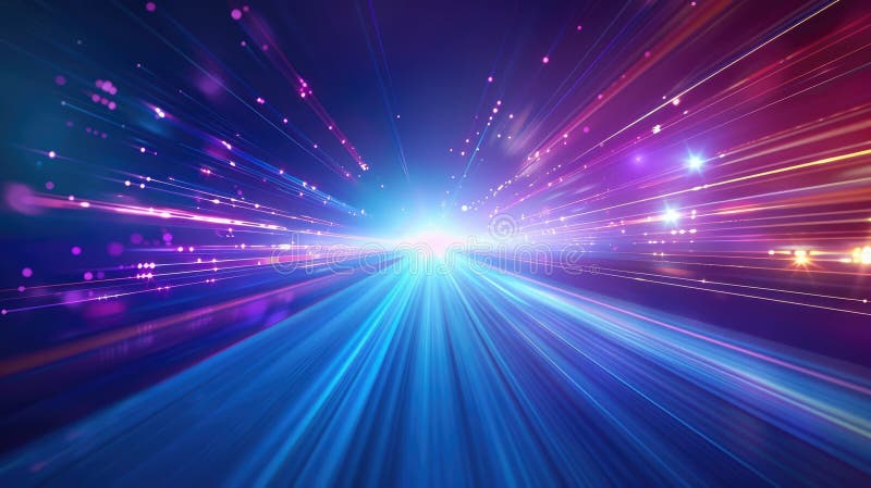 Laser Beam Effect Explode with Sparkling Shine and Emit Wonderful Light ...