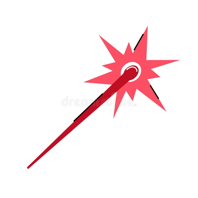 Laser Beams Logo Red Laser Beam Royalty Free Vector Image