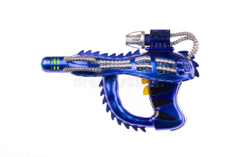 Laser Blaster Isolated on White Stock Photo - Image of background ...