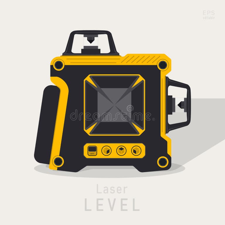 Laser Building Level. Engineering Measuring Equipment. Modern Device ...