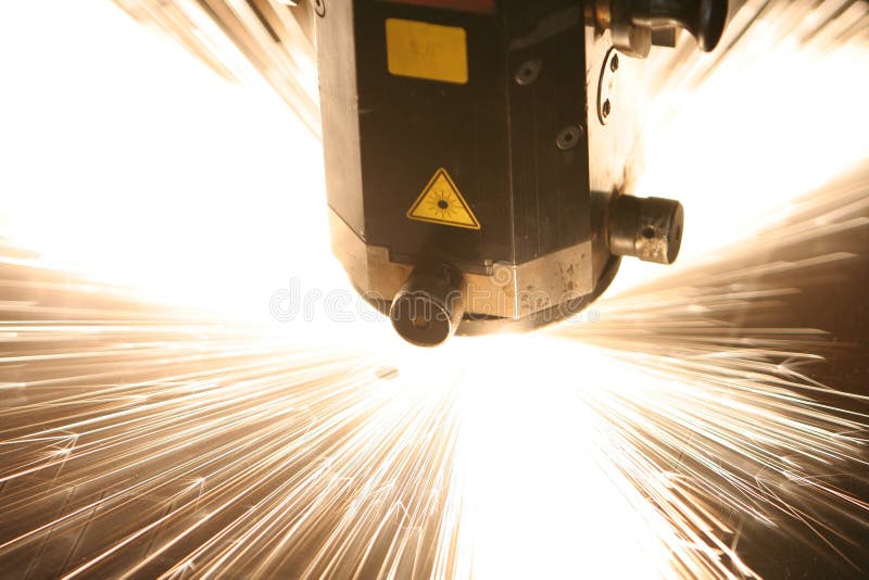 Laser close-up stock photo. Image of ignite, factory, hightech - 2003254
