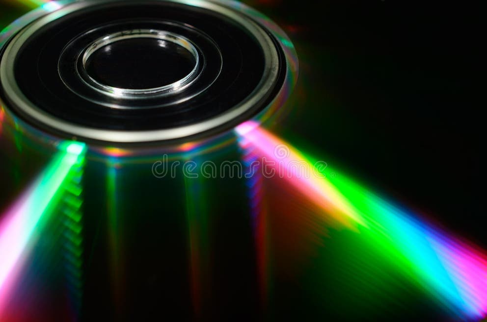 Laser compact disk. stock photo. Image of abstract, digital - 52569174