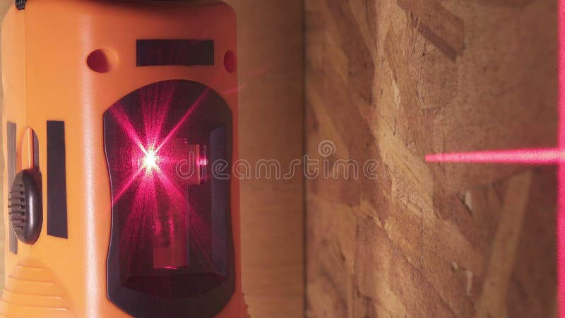 Construction Level on a Construction Rule Stock Video - Video of track ...