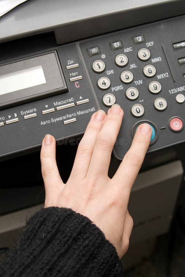 Laser copier and fax stock image. Image of multifunction - 20849071