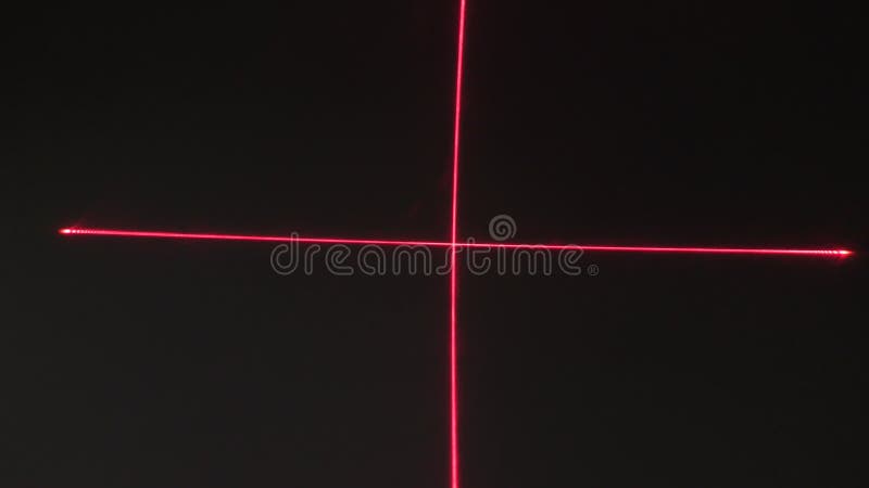 Laser Cross-optical Guidance Visualization. Stock Video - Video of ...