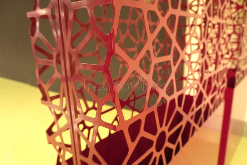 Laser Cut Metal Panel .Black Metal Decorative Frame Stock Photo - Image ...