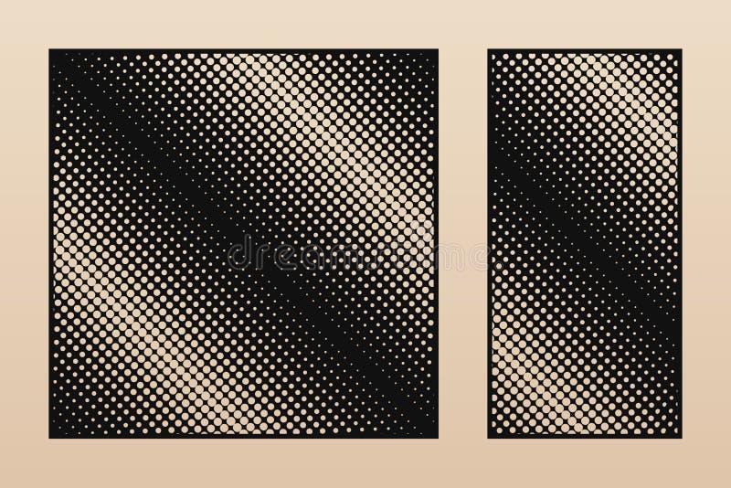 Laser Cut Panels. Vector Design with Abstract Geometric Pattern ...