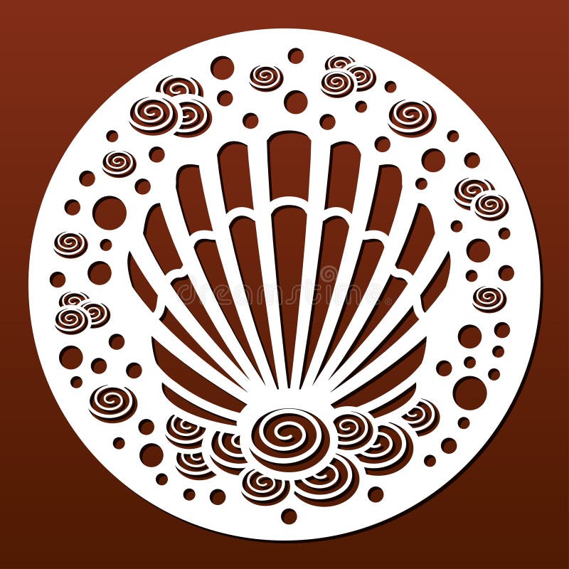 Laser Cut Template. Circular Panel Pattern for Diy Laser Cutting ...