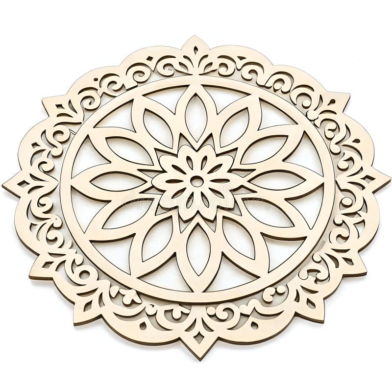 Laser Cut Template Pattern stock illustration. Illustration of lasercut ...