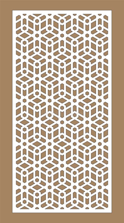 Laser Cut Vector Panel. Cnc Decor Pattern, Jali Design, Interior ...