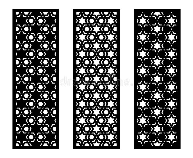 Laser Cut Vector Panel, Screen, Fence, Divider. Cnc Decorative Pattern ...