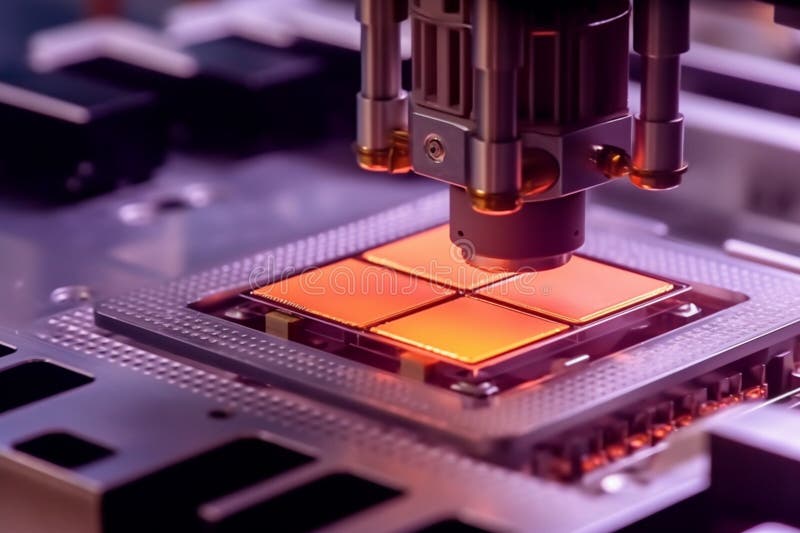 The Laser Cutter Machine while Cutting the Sheet Metal with the ...