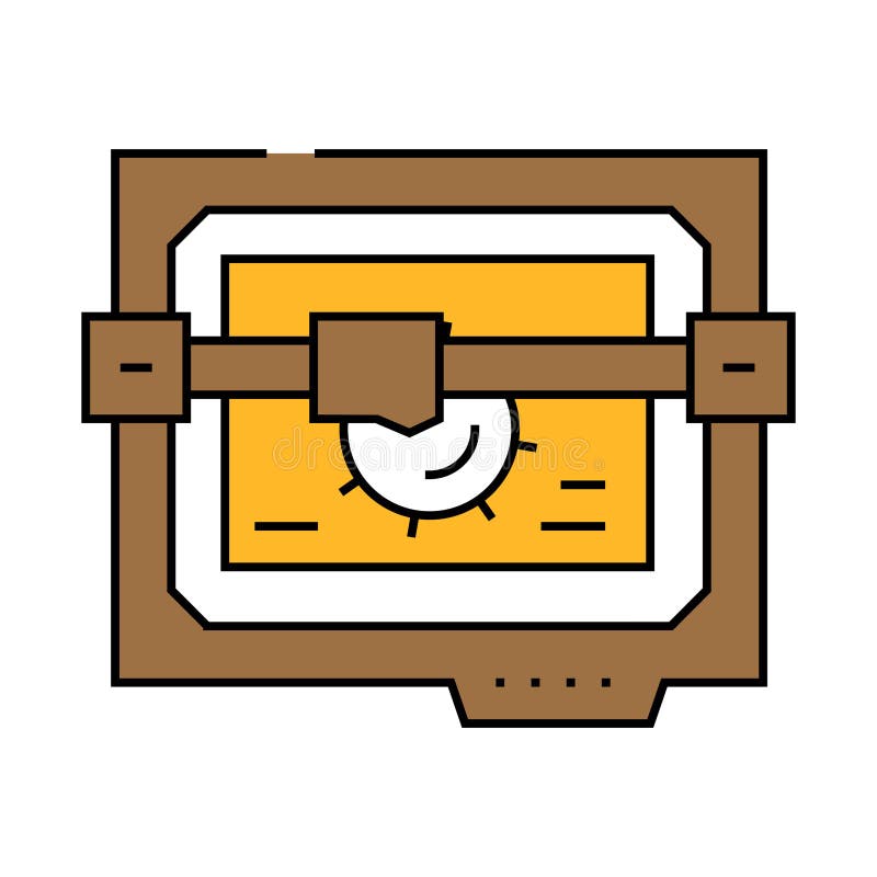 Laser Cutter Tool Work Icon Color Illustration Stock Illustration ...