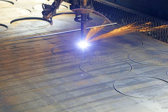 Laser Cutting Equipment for CNC Machine Tools Stock Photo - Image of ...