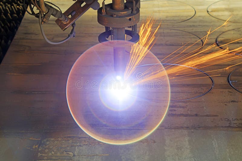 Laser Cutting Equipment for CNC Machine Tools Stock Photo - Image of ...