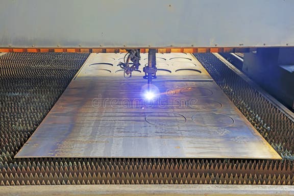 Laser Cutting Equipment for CNC Machine Tools Stock Photo - Image of ...