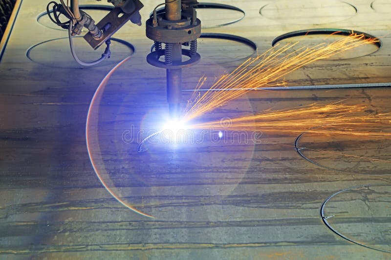 Laser Cutting Equipment for CNC Machine Tools Stock Image - Image of ...