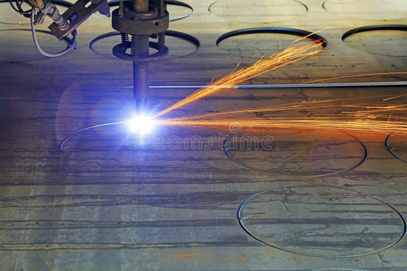 Laser Cutting Equipment for CNC Machine Tools Stock Image - Image of ...