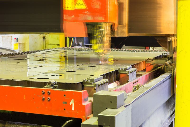 Laser cutting machine stock photo. Image of cutter, burning - 48803768