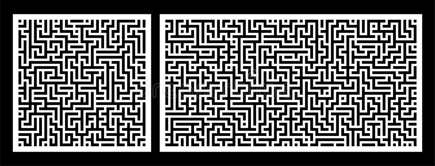 Simple Maze Cutout Stock Illustrations – 309 Simple Maze Cutout Stock ...