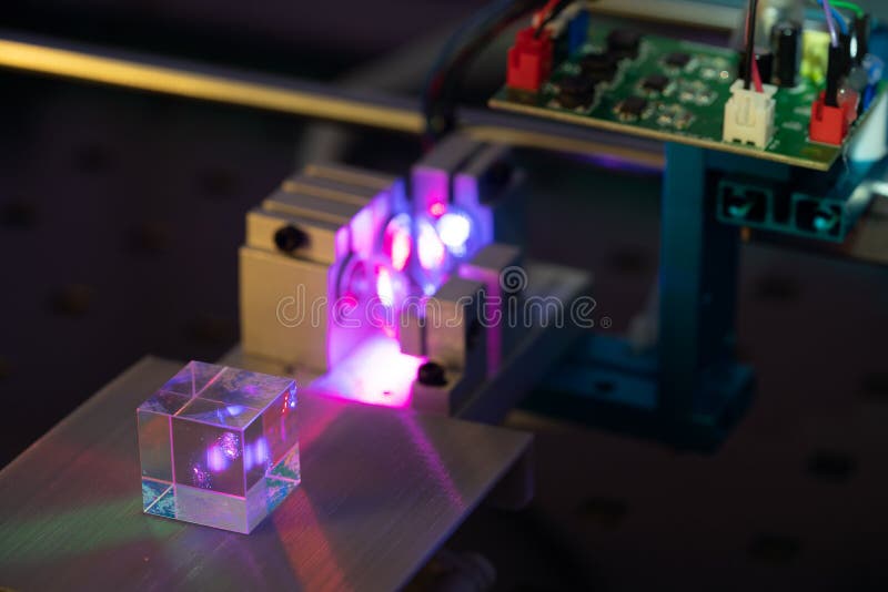 Laser Development System in Optical Laboratory Stock Photo - Image of ...