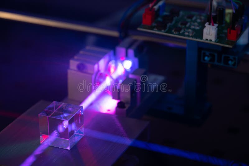 Laser Development System in Optical Laboratory Stock Image - Image of ...