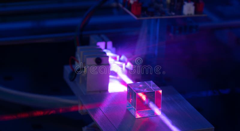 Laser Development System in Optical Laboratory Stock Image - Image of ...