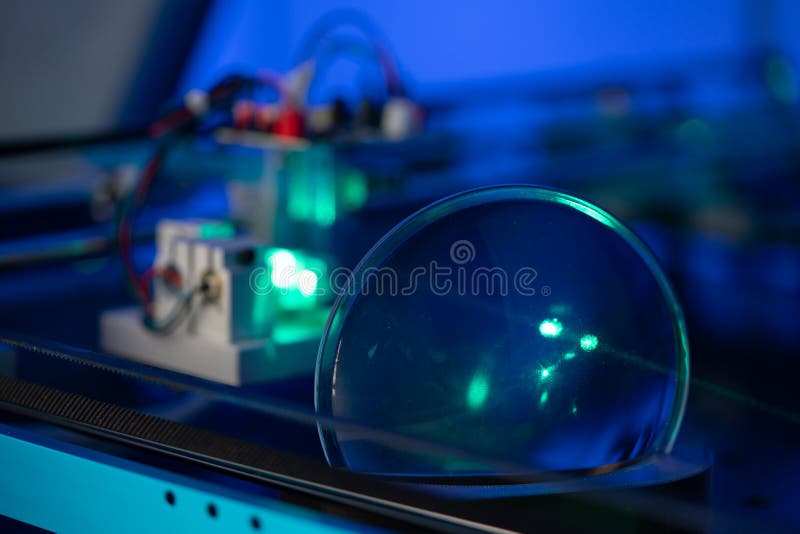 Laser Development System in Optical Laboratory Stock Photo - Image of ...