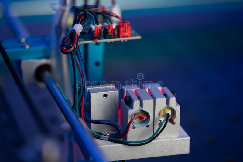 Laser Development System in Optical Laboratory Stock Photo - Image of ...