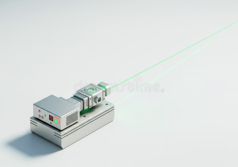 Laser Device Emitting a Green Beam, Ideal for Technology and ...