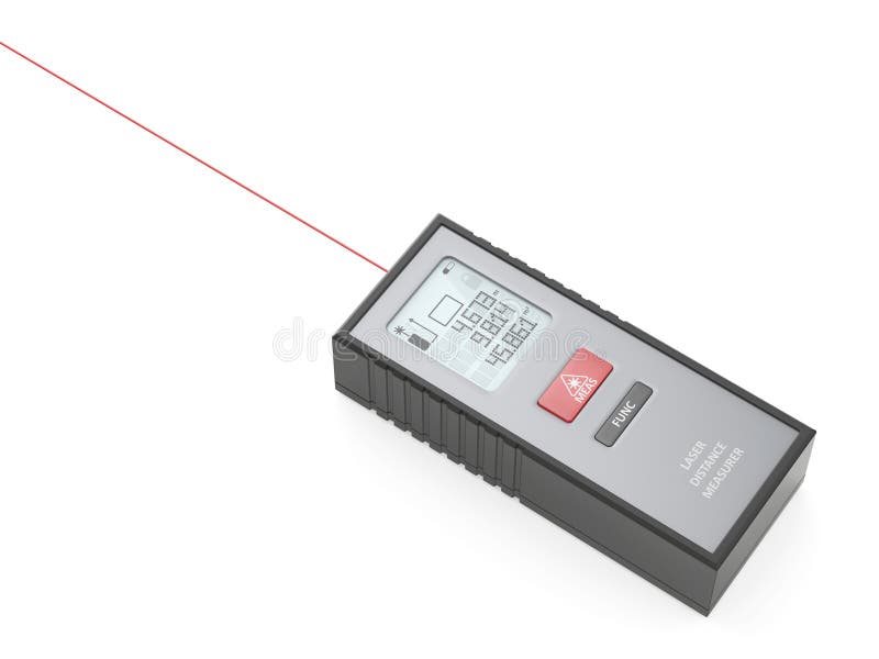 Laser distance measurer stock photo. Illustration of portable - 346474620