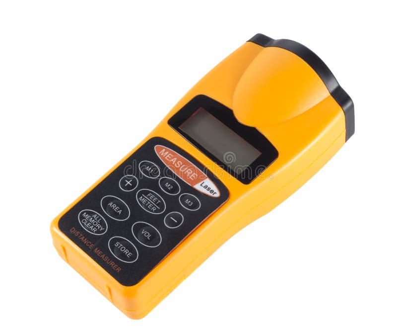 Distance measurer stock image. Image of laser, white - 30162005