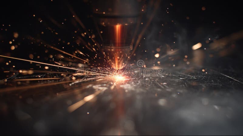 Laser Engraving Intricate Patterns on a Diamond Surface Stock ...