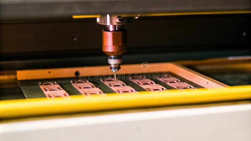 A Laser Engraving Machine Etching Serial Numbers on Individual Medical ...