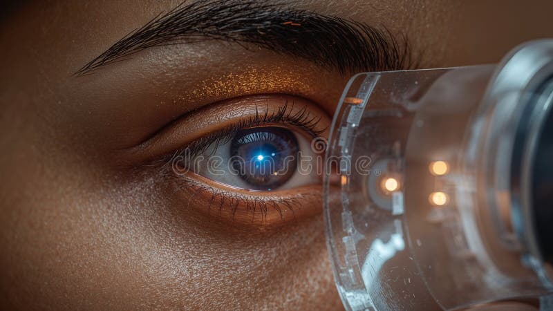 Laser Eye Vision Correction Procedure with a Colored Dark-Skinned Lady ...