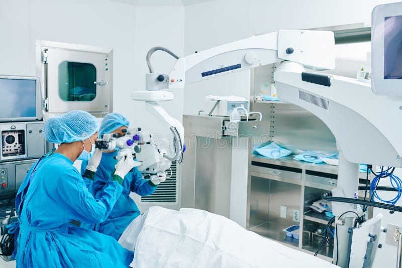 Laser Eye Vision Correction Stock Photo - Image of checking, healthcare ...