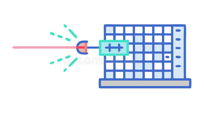 Laser Grid Security, Advanced Protection System, Vector Design Generative AI Stock Vector ...