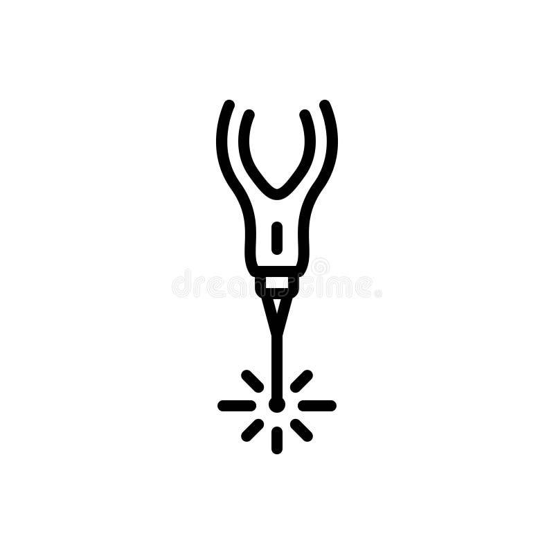 Laser Cnc Machine Icon Cartoon Vector. Industry Factory Stock Vector ...