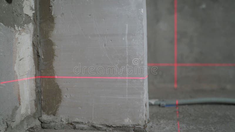 Laser Level, Construction, Finishing Work in the Room. Construction ...