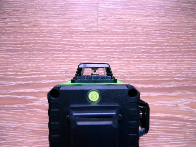 Laser Level Equipment. Details and Close-up of the Laser Level ...