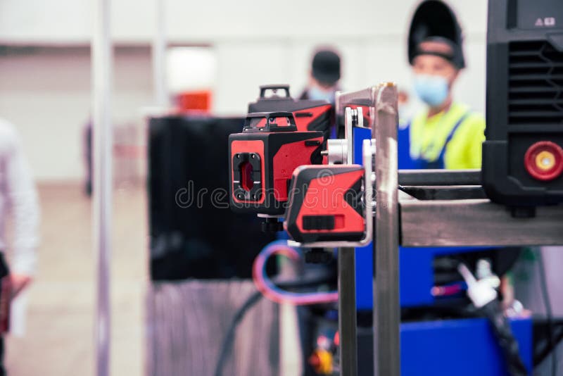 Laser Level. Laser Device for Setting Level and Straight Horizontal or ...