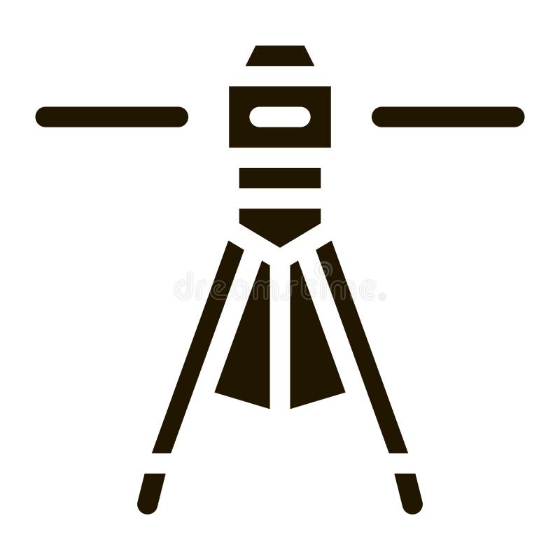Laser Level Tool Icon Vector Outline Illustration Stock Vector ...