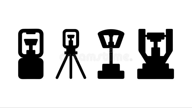 Laser Level Tools Construction Surveying Equipment Set Stock Vector ...