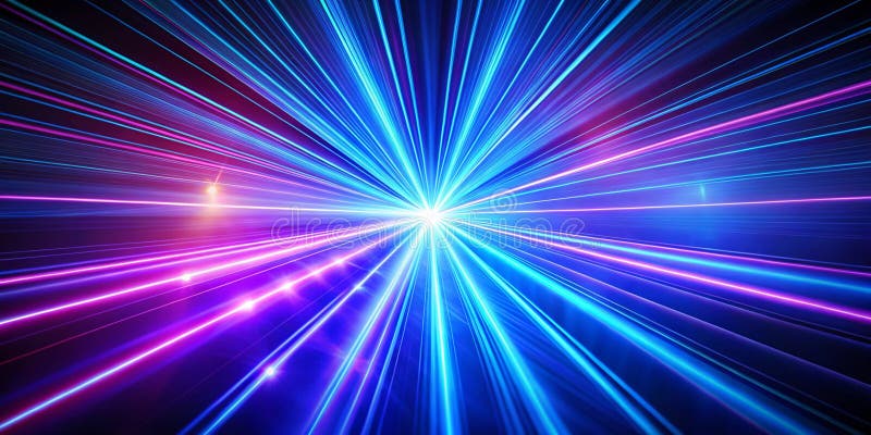 Laser Light Beams in Blue and Violet for Bold, High-Energy Designs ...