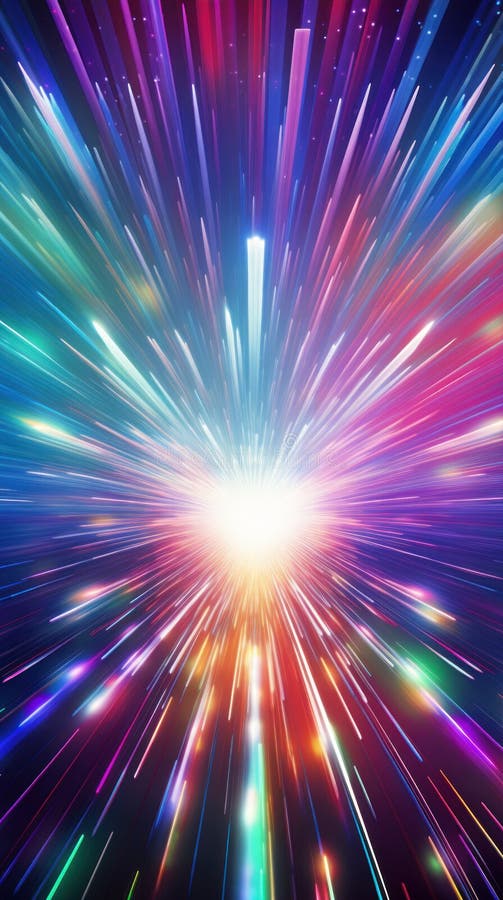 Laser Light Show Vertical Background Stock Illustration - Illustration ...