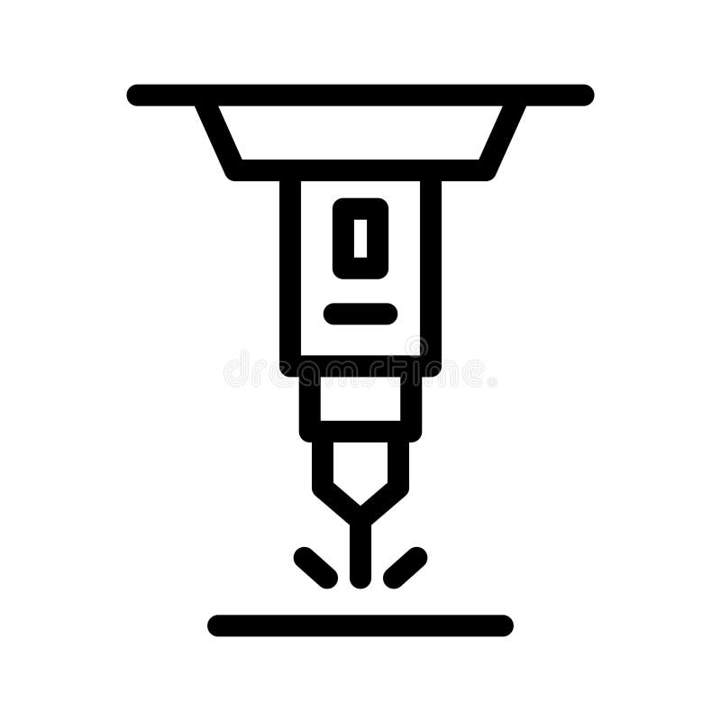 Laser Line Icon Illustration Vector Graphic Stock Vector - Illustration ...